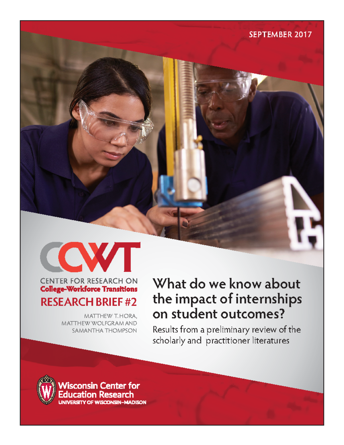 CCWT report Designing Internship Programs - RESEARCH BRIEF MATTHEW T ...