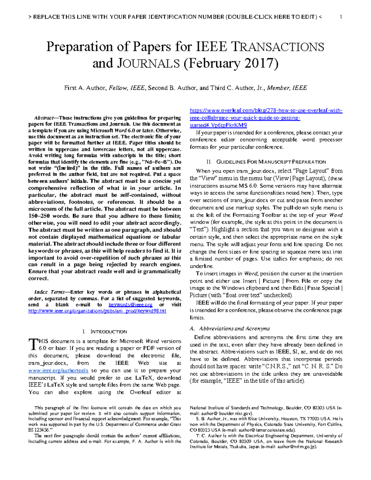 IEEE Template 2017 - MSE - Abstract—These instructions give you guidelines for preparing papers ...