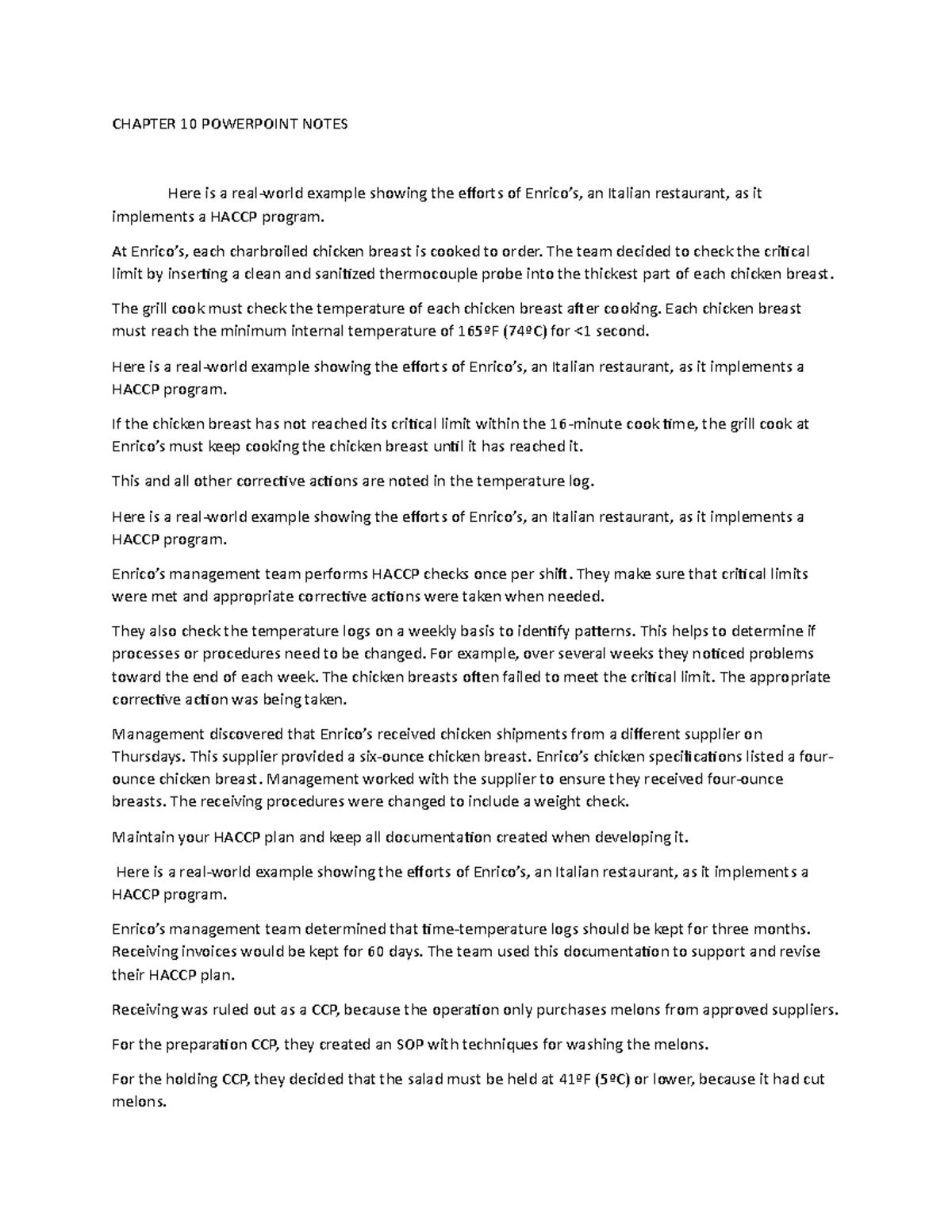 Chapter 10 powerpoint culinary notes 2 - CHAPTER 10 POWERPOINT NOTES ...