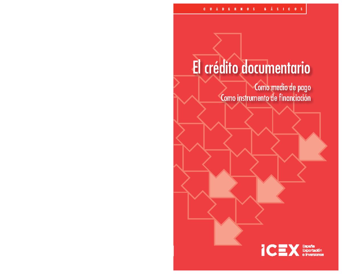 Libro Crédito documentario - C U A D E R N O S B Á S I C O S El crédito ...