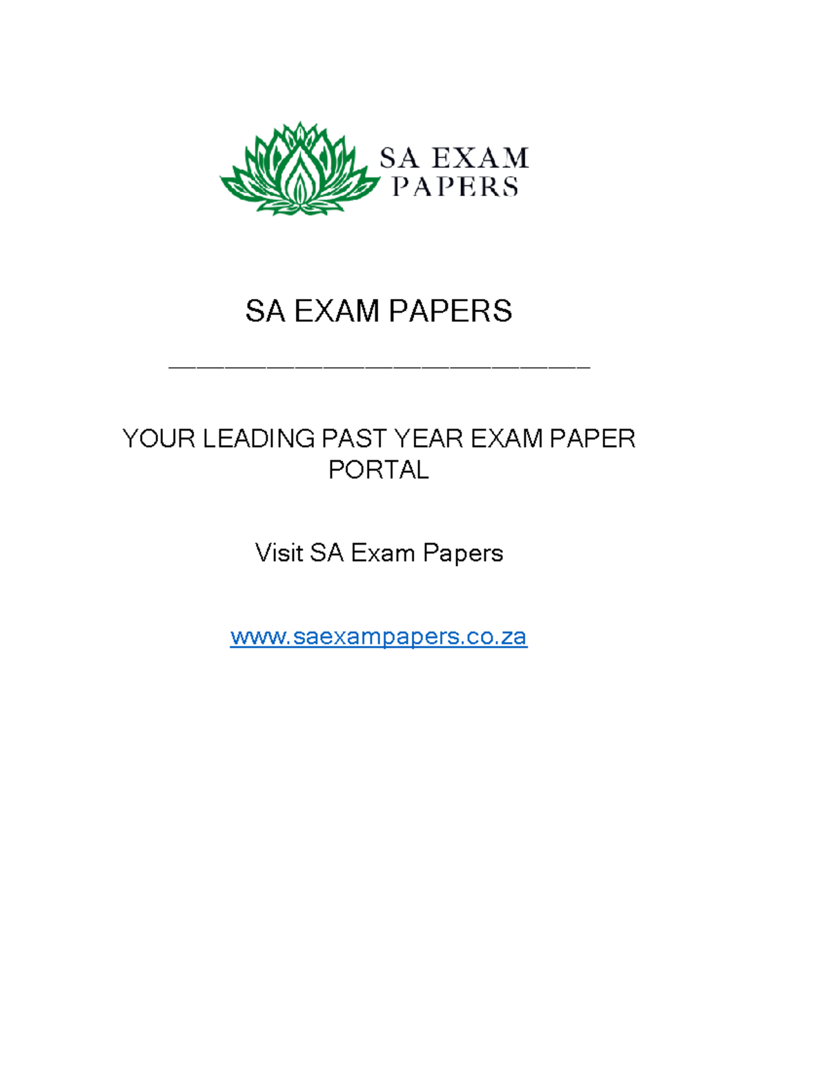 Agricultural-Sciences past question papers and memos - SHS1 - Studocu