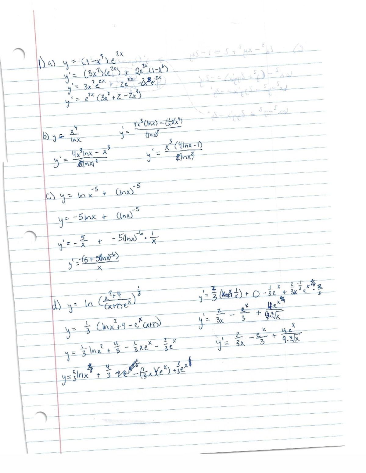 Scan of homework applied calc - MATH 1203 - Studocu