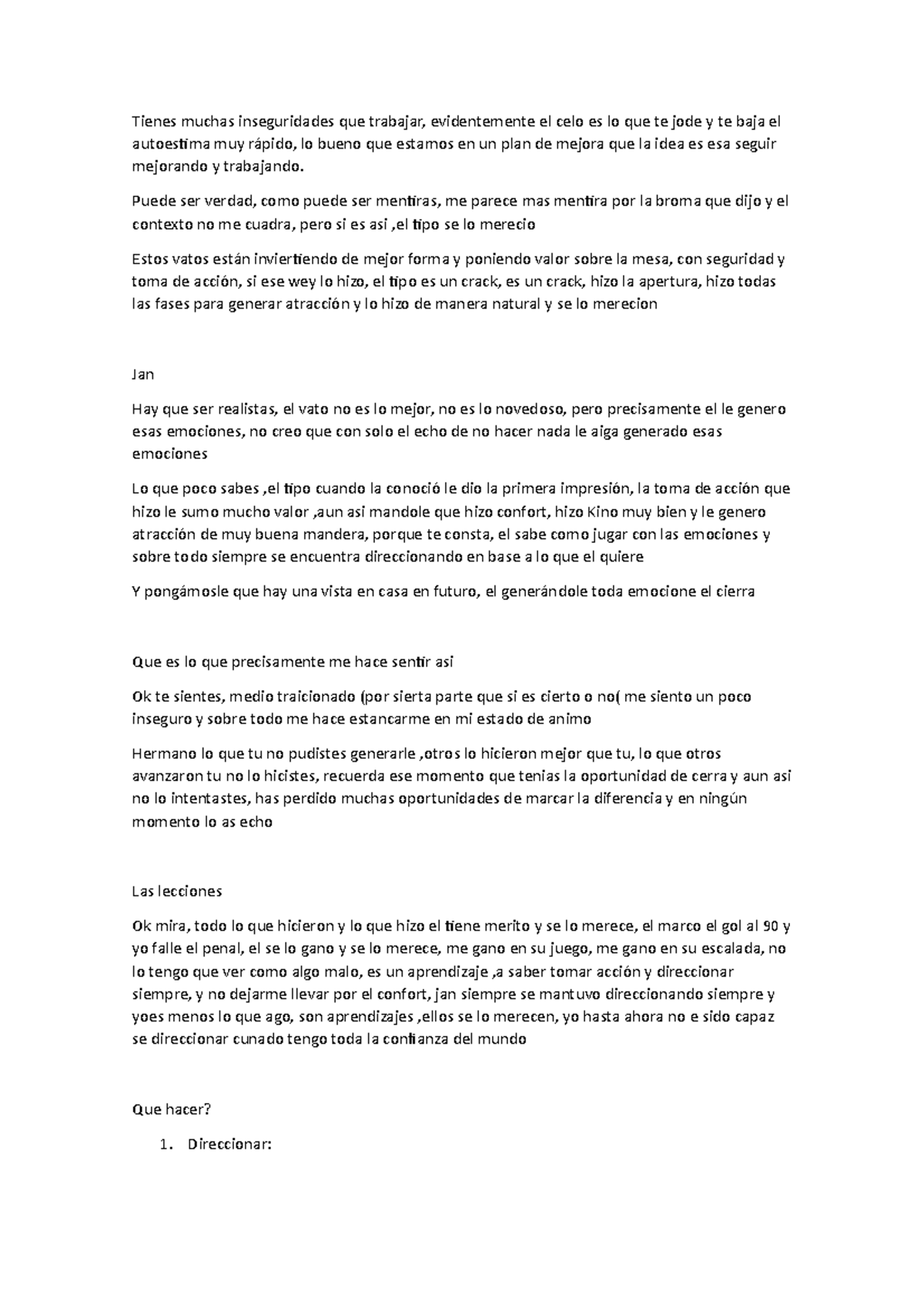 Workout - adawdawd - Tienes muchas inseguridades que trabajar ...