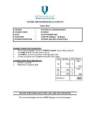 Assignment MATH - 1) i) y = 4 + 24m2 - 37x - 15 Domain = ER Range = (-0 ...