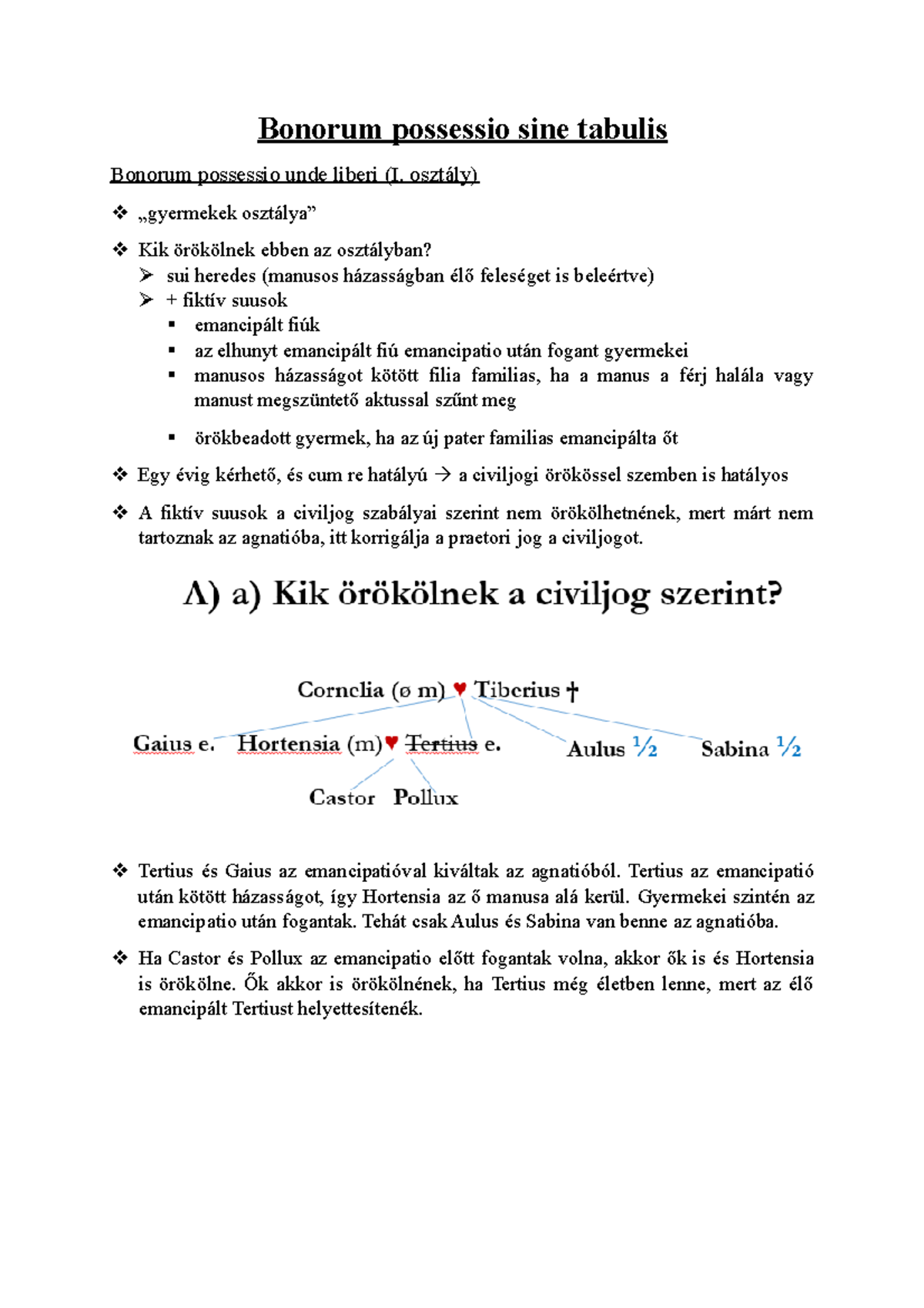 Bonorum-possessio - legeslegjobb - Bonorum possessio sine tabulis ...