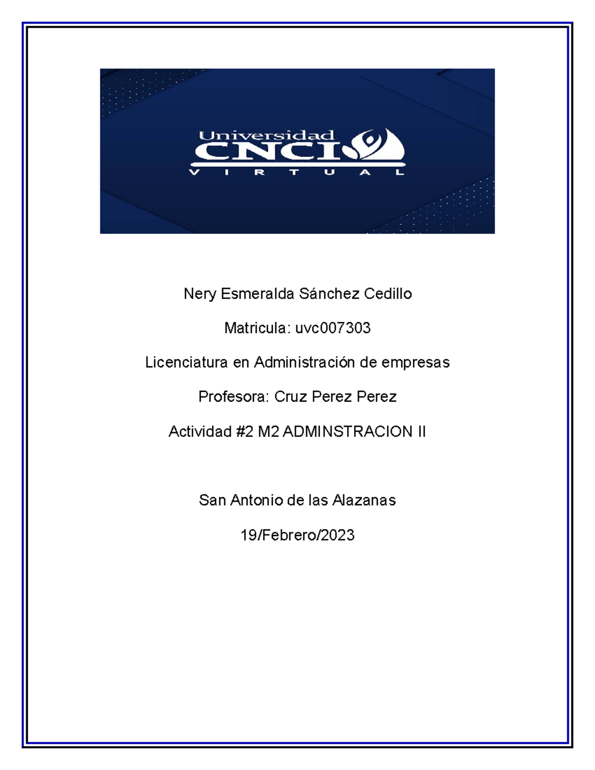 Act. 2 administracion nery sanchez - Nery Esmeralda Sánchez Cedillo ...