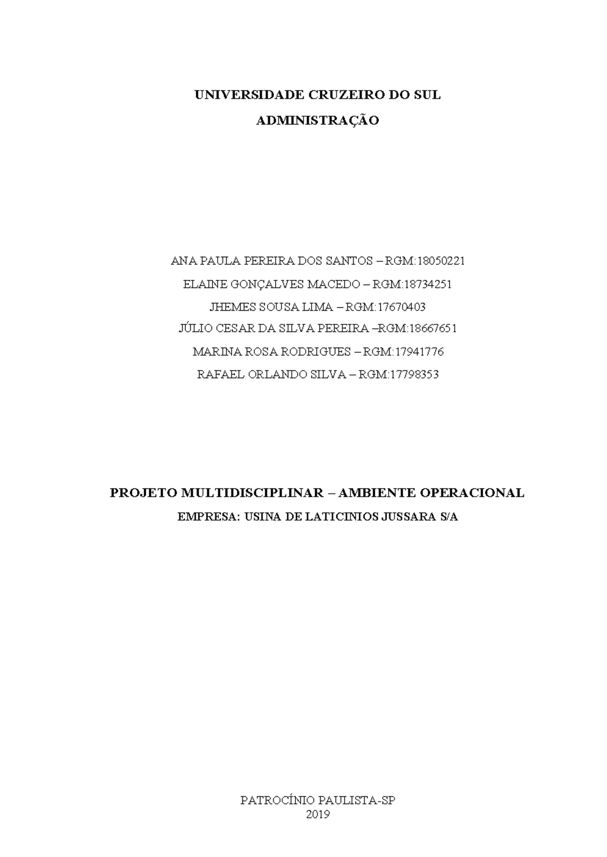 Pdfcoffee - Resumo Projeto Multidiciplinar Gestão Financeira I - PATROCÍNIO PAULISTA-SP ...