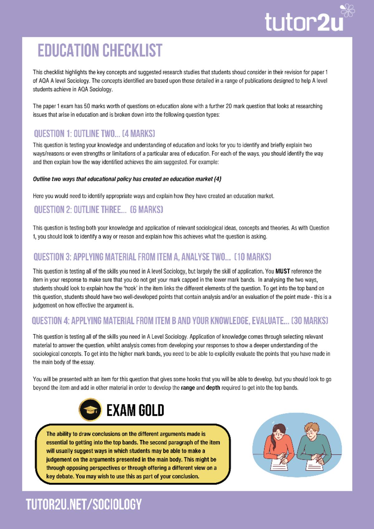 Education-checklist - Education checklist - Studocu