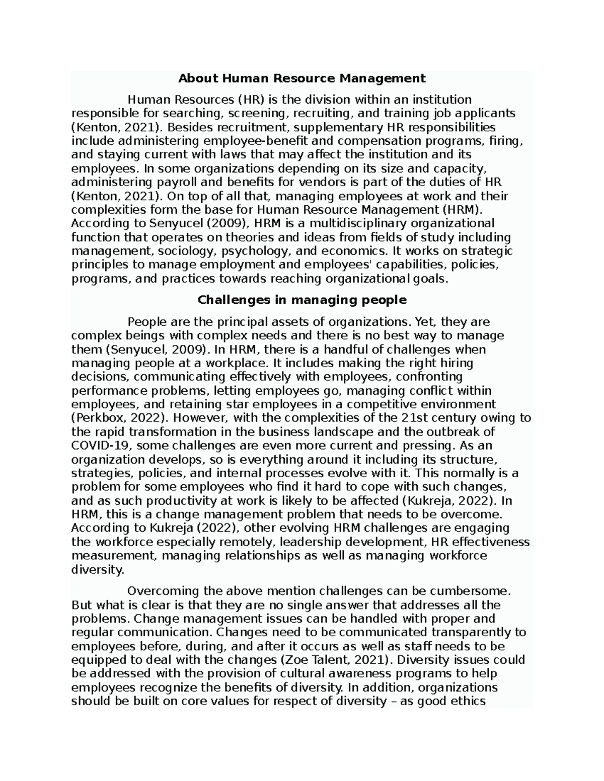 DIscussion Assignment - UNIT 1 - Copy (17) - About Human Resource ...