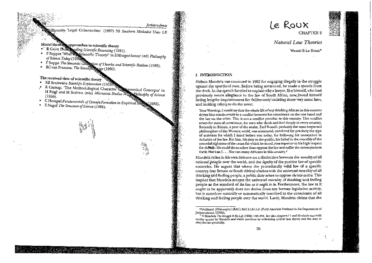 Le Roux copy - LLB - Studocu