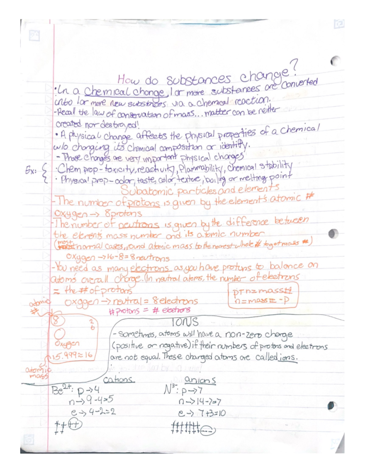 Subatomic particles and elements - CHM 1025 - Studocu