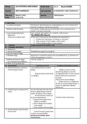 2nd- Quarter Cookery Module-WEEK-5-Yu - 11 Technical-Vocational ...