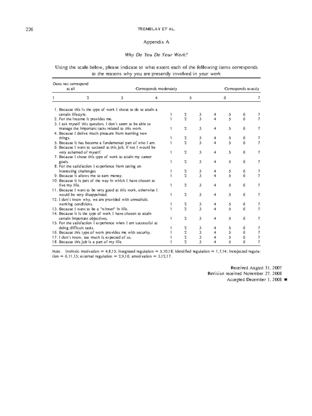 Weims 18item - Appendix A Why Do You Do Your Work? Using the scale ...
