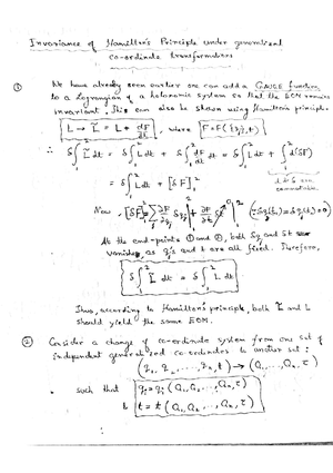 Note-02 - Lecture Notes - Classical Mechanics - Studocu