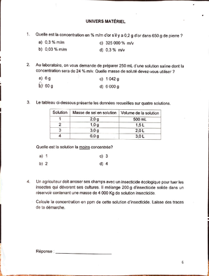 Document de révision 3 sec - Révision d'études secondaires Sciences et technologie 316 Révision ...