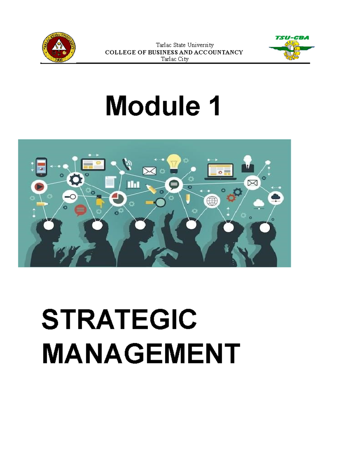 Introduction to Strategic Management - Module 1 STRATEGIC MANAGEMENT ...