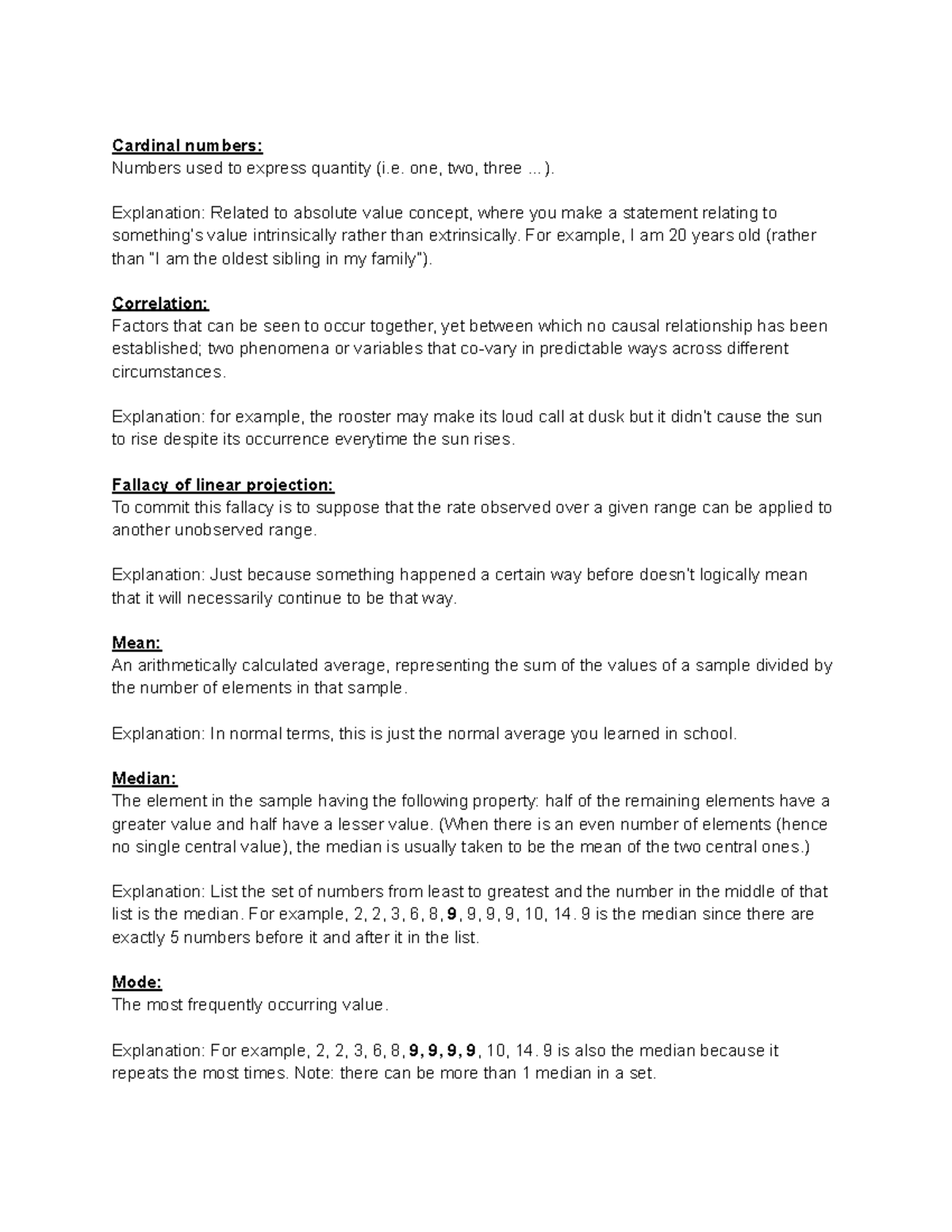 PHIL 210 Lesson 5 Notes & Explanations & Examples of Terms - Cardinal ...