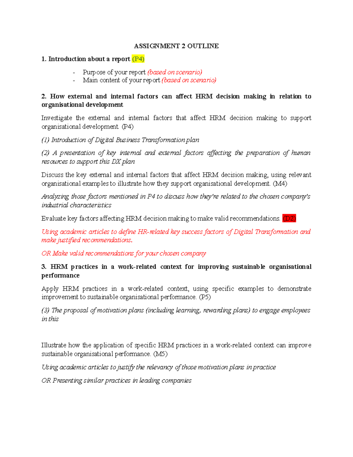 5035 - Assignment 2 outline - ASSIGNMENT 2 OUTLINE Introduction about a ...