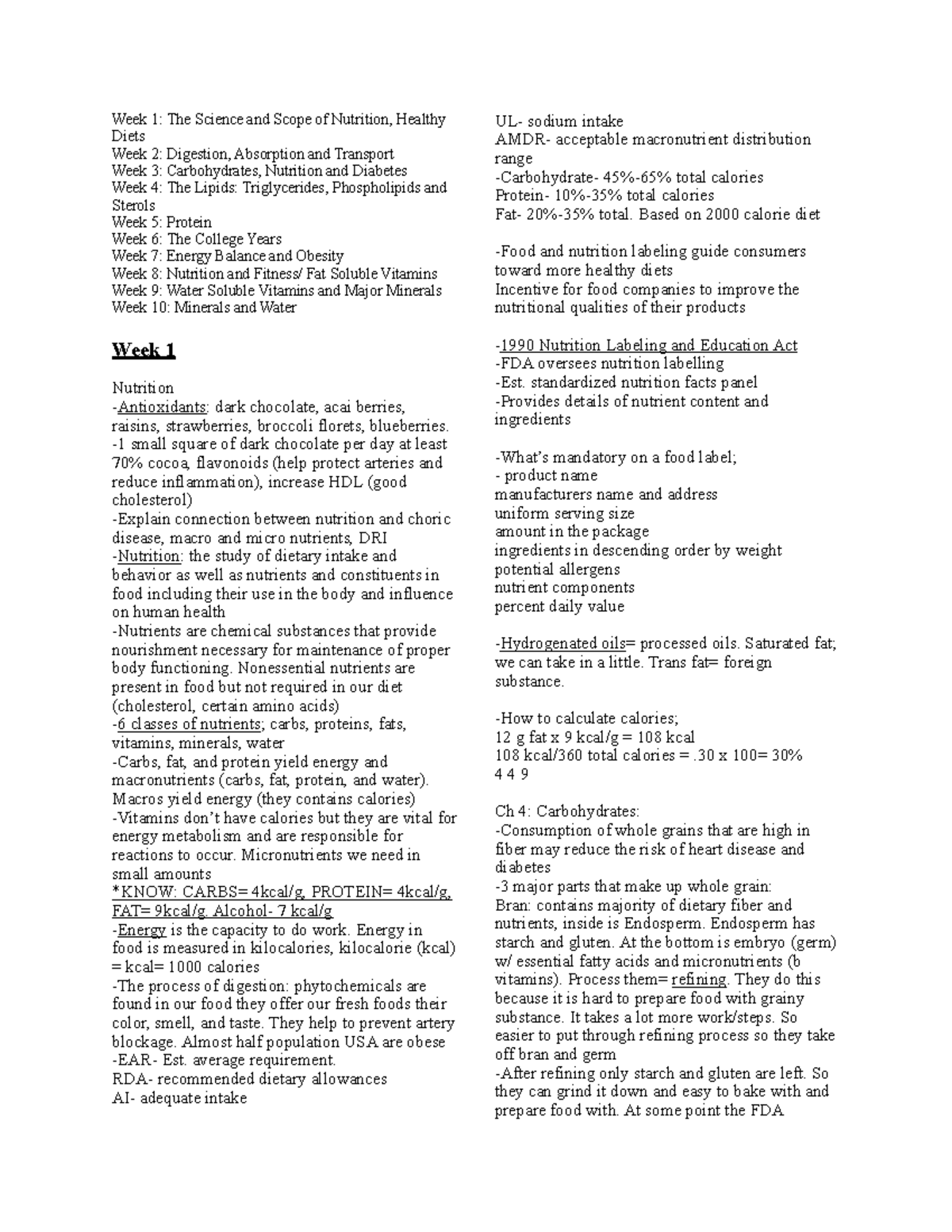 ESS Notes - Instructor: Amy Jamieson - Week 1: The Science and Scope of ...