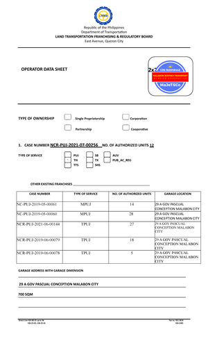 TNVS-Reqt Operator-Data-Sheet-2018 - Republic of the Philippines ...