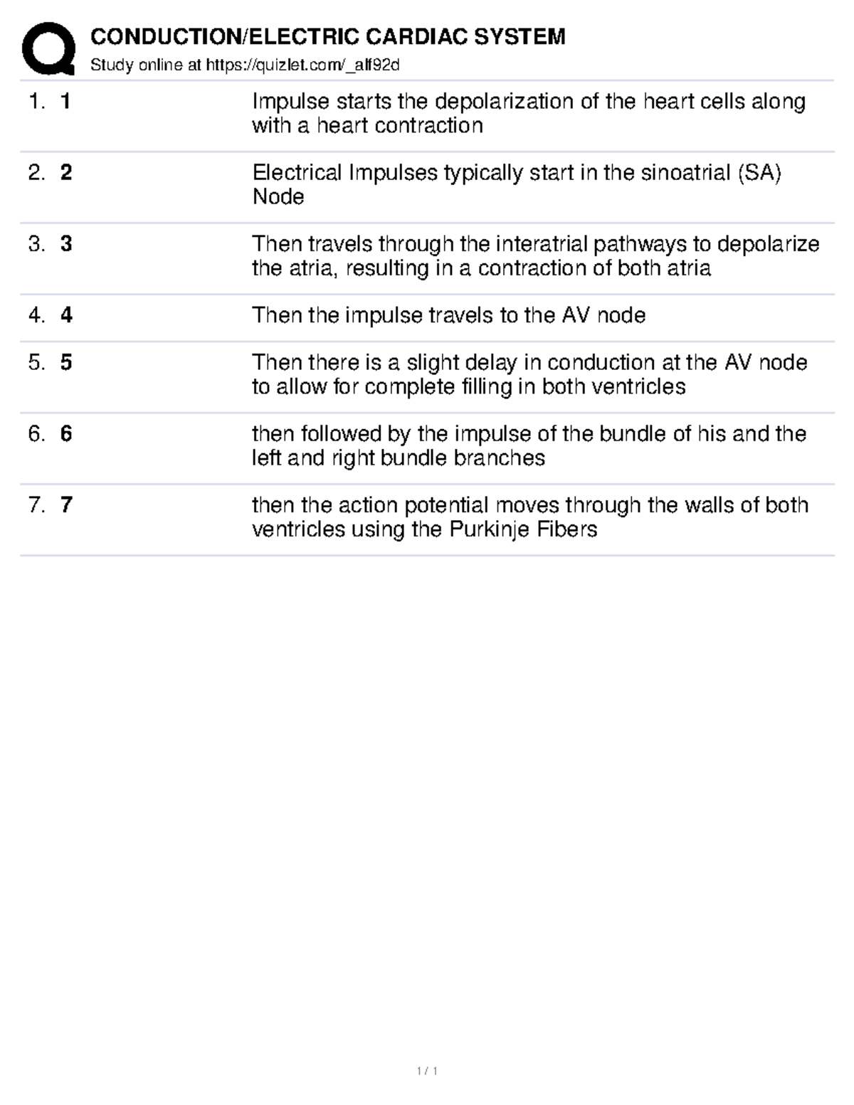 Conduction Electric Cardiac System - CONDUCTION/ELECTRIC CARDIAC SYSTEM ...