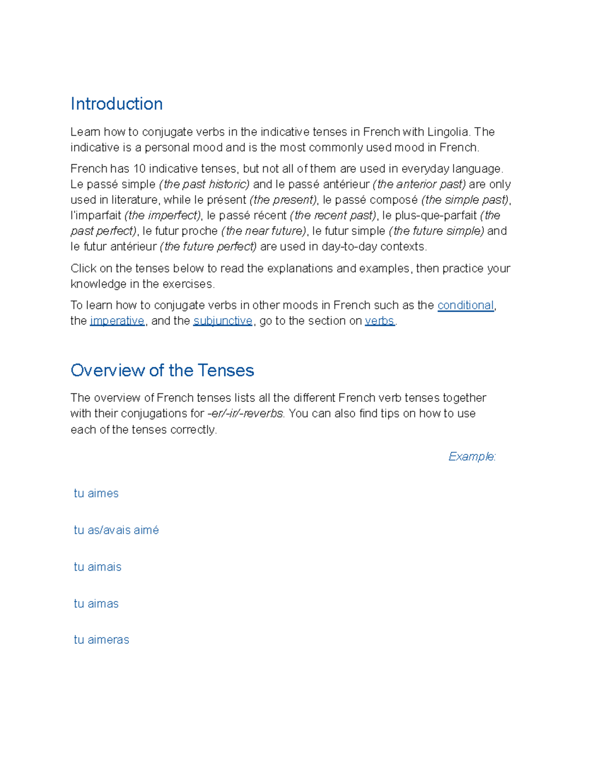 Le Verbes de Francais For A1 level for begginers - Introduction Learn ...