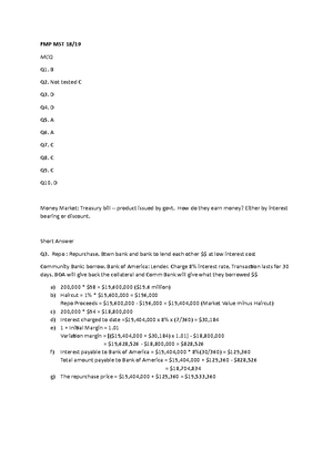 FMI Chap 2 - Financial Markets and Institutions Topic 2 CENTRAL BANKS ...