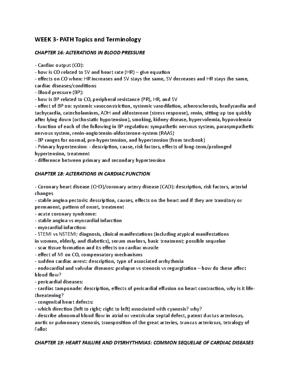 WEEK 3 Topics and Termionology - WEEK 3- PATH Topics and Terminology ...