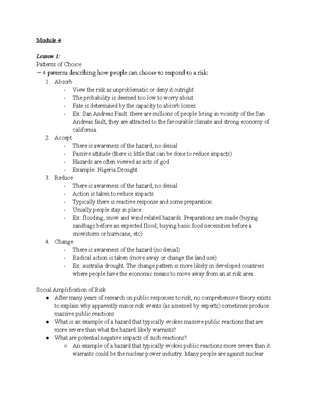 geo 2152 module 4 - Module 4 Lesson 1: Patterns of Choice → 4 patterns ...