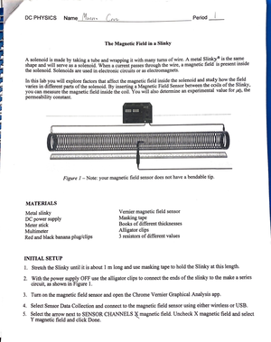 Homework - Simple Harmonic Motion - The students are also given a stand ...