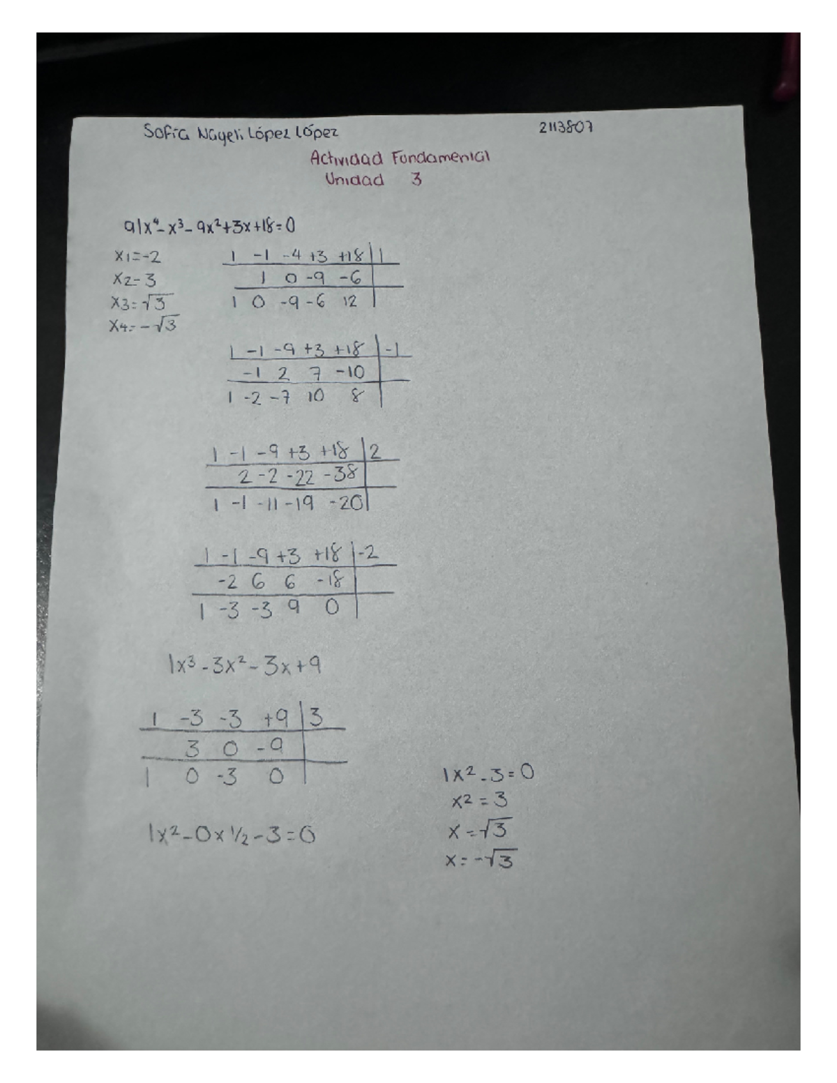 Funciones Polinominales - Algebra Para Ingeniería - Sofia Nayeli López ...