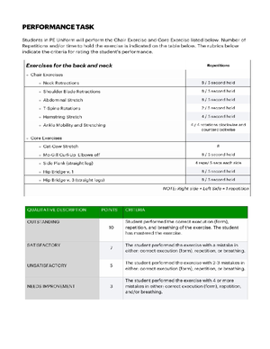 Pre Test MCS Rating Sheet - 1 | P a g e Movement Competency Screen (PRE ...
