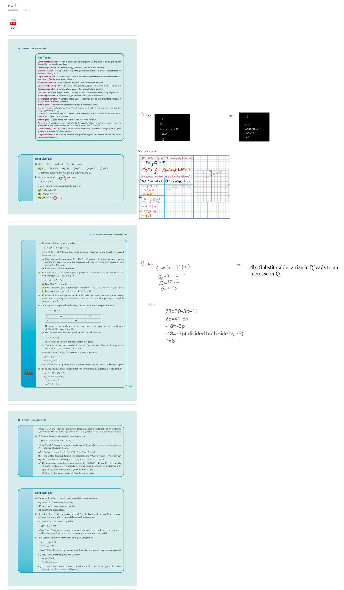 Hw 3 - Homework for chapter 3 - mathmatical reasoning - hw Hw 3 28/01 ...