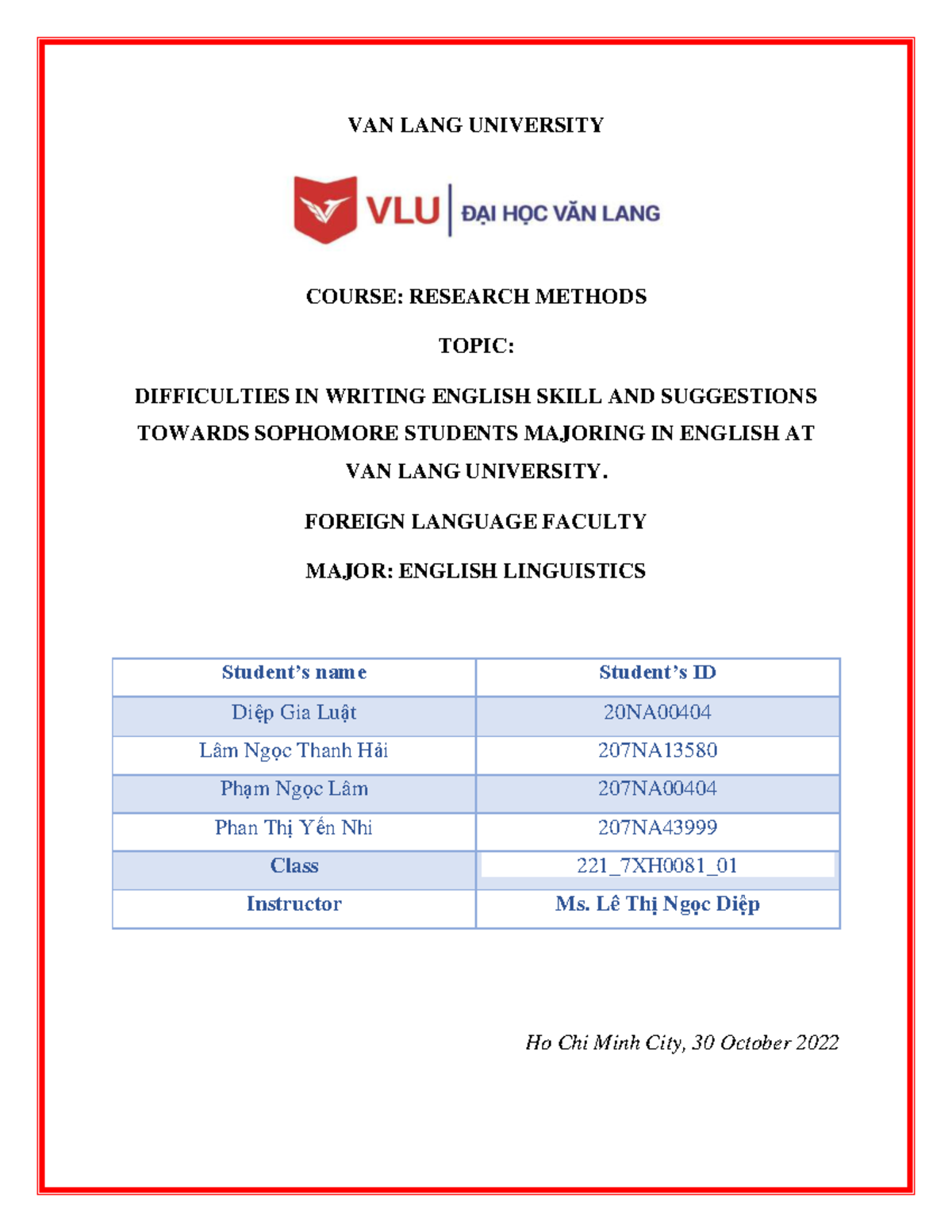 Difficulties IN Writing English Skill AND Suggestions Towards Sophomore ...