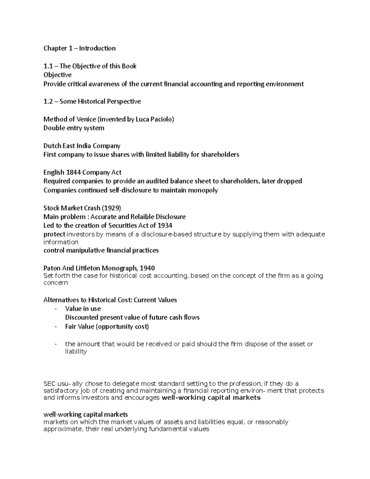 Chapter 1 - notes - Chapter 1 Introduction 1 The Objective of this Book ...