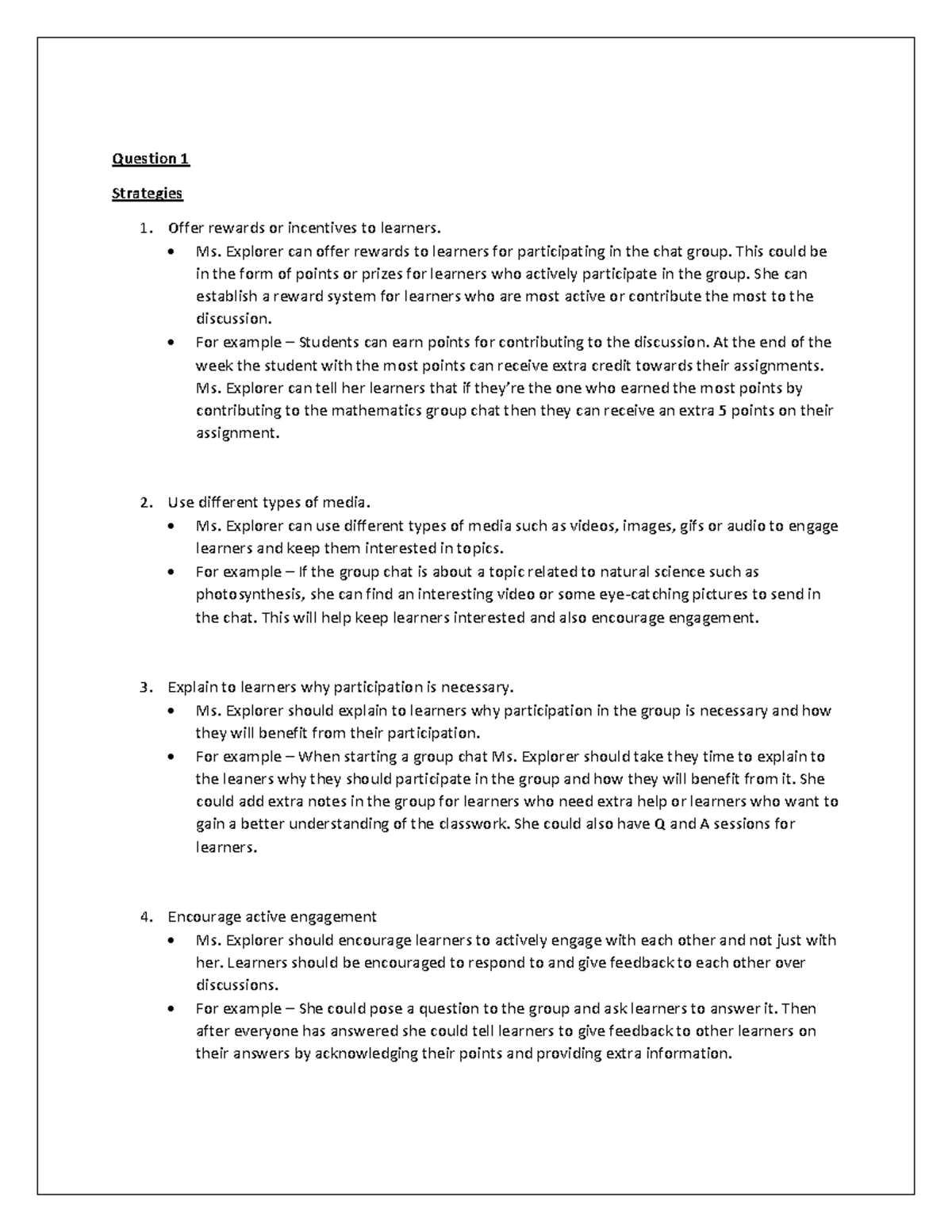 Being a professional teacher Assignment 5 for 2023 - Question 1 ...