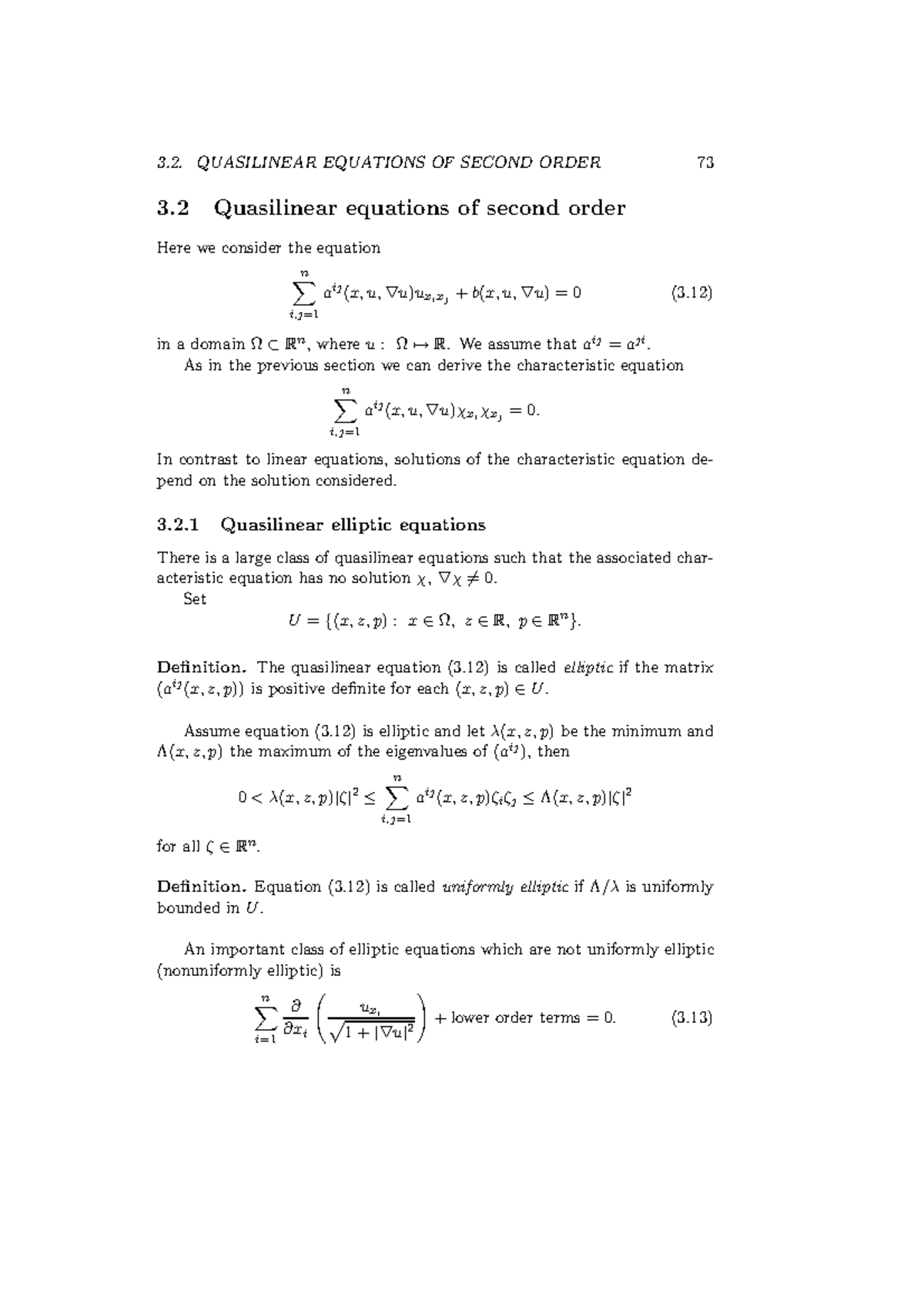 Fisika matematika-25 - Equations from variational problems - 3. QUASILINEAR EQUATIONS OF SECOND ...