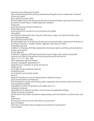 Ma 5 - notes - Say's Law supply creates its own demand neoclassical ...