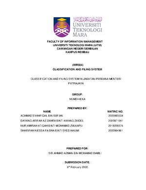 Panduan Penyediaan Klasifikasi Fail Pejabat Awam Arkib Negara - SIRI ...