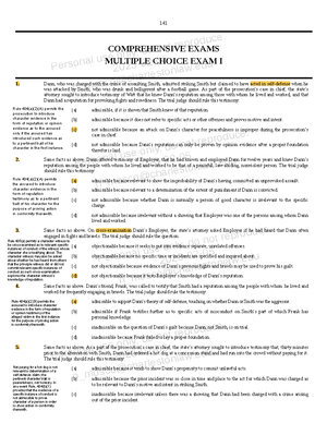 Evidence Outline (Lund) - Relevance The Three Basic Rules Rule 401 ...