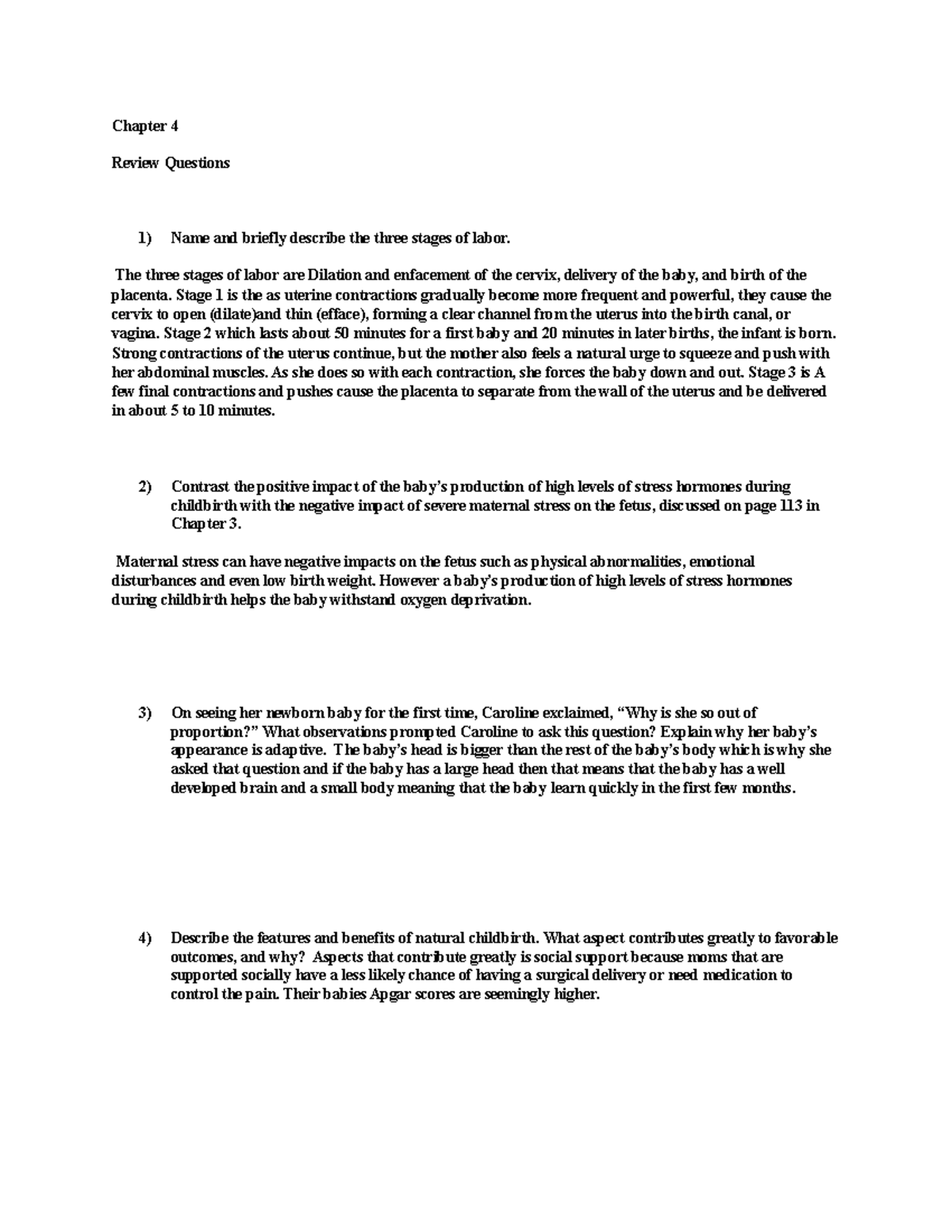 Chapter 4 Review Questions Spring 2024 - Chapter 4 Review Questions 1 ...