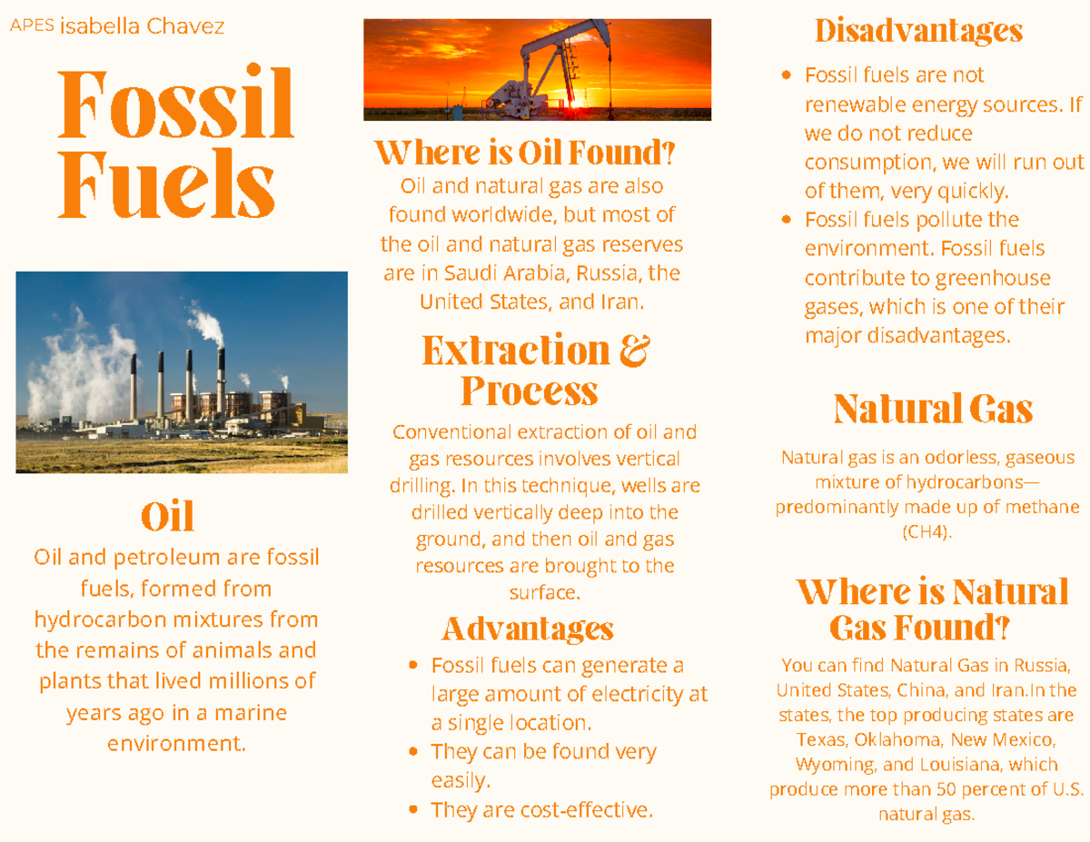 Fossil Fuels - Summary American Civilization - Where is Oil Found? Oil ...