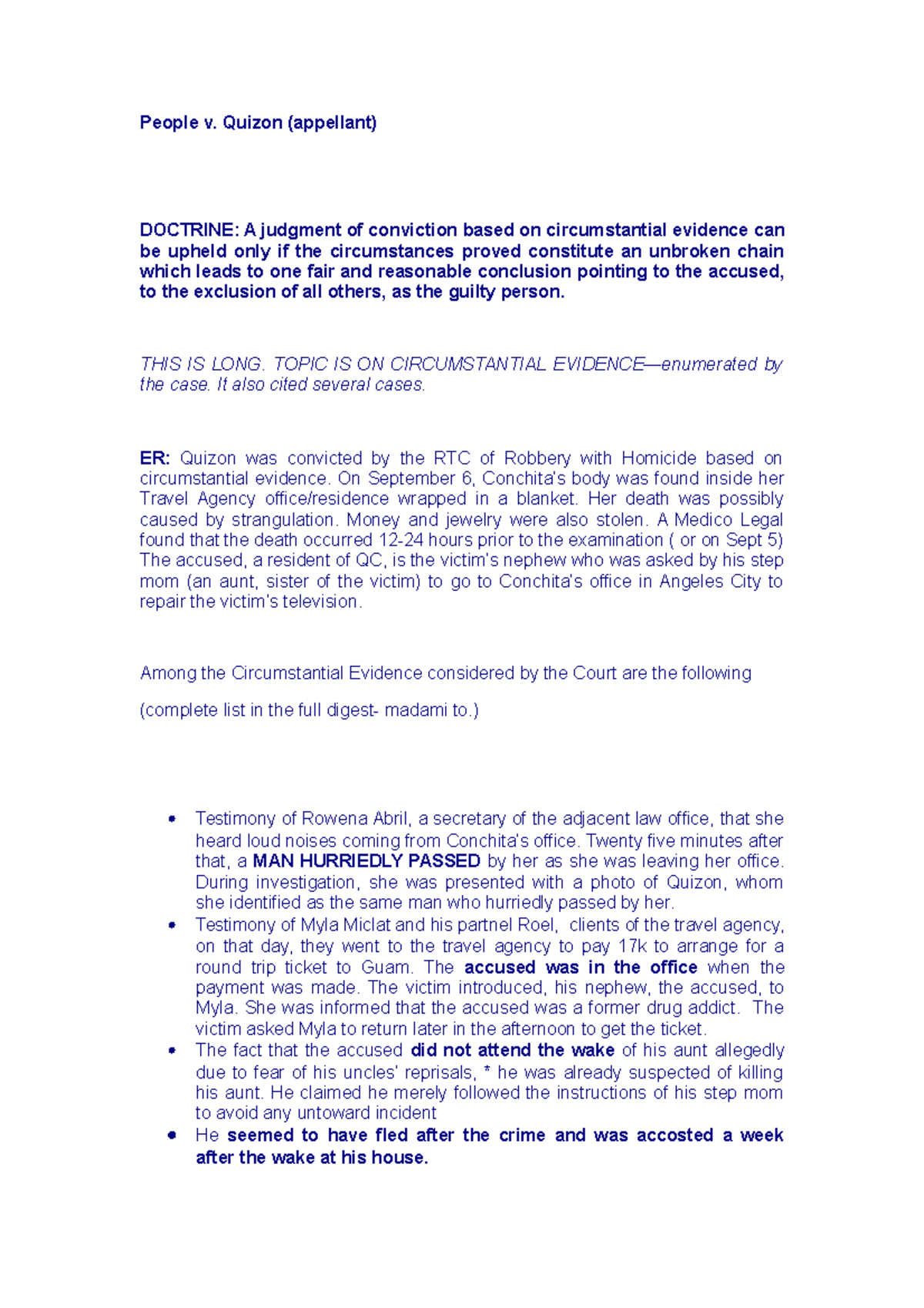 People-v-quizon-digest compress - People v. Quizon (appellant) DOCTRINE ...