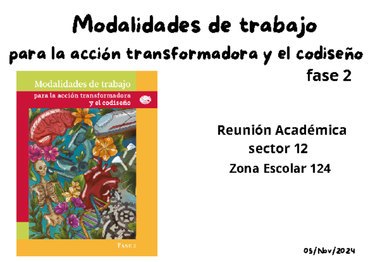 Modalidades Sector 12 - Modalidades de trabajo para la acción ...