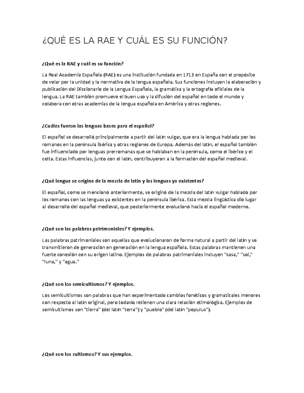 Que es la rae y cual es su funcion - ¿QUÉ ES LA RAE Y CUÁL ES SU ...