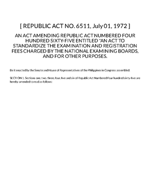 RA 7722 laws and responsibilities - Republic Act No. 7722 An Act ...