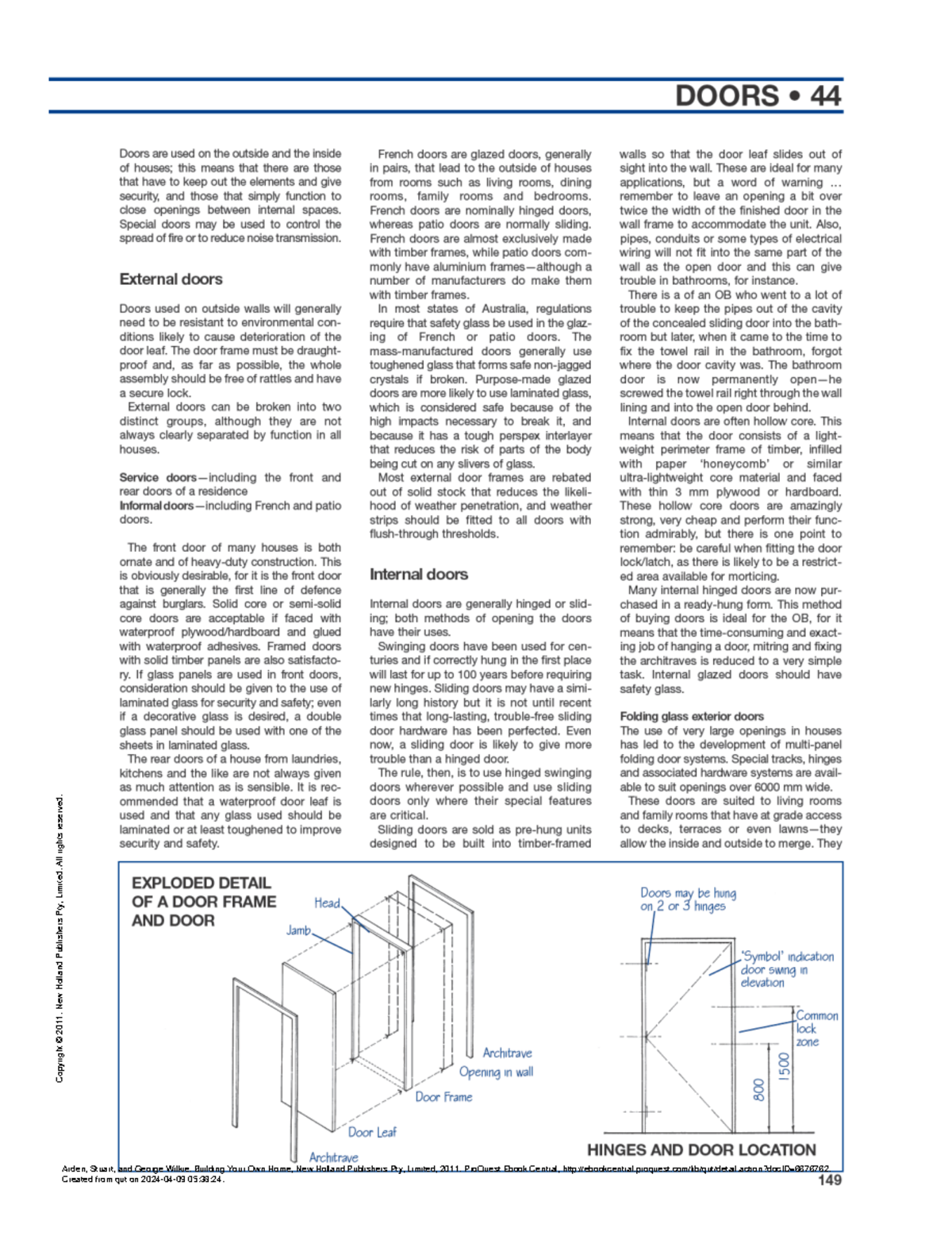 Building Your Own Home - (44 Doors) - Arden, Stuart, and George Wilkie ...