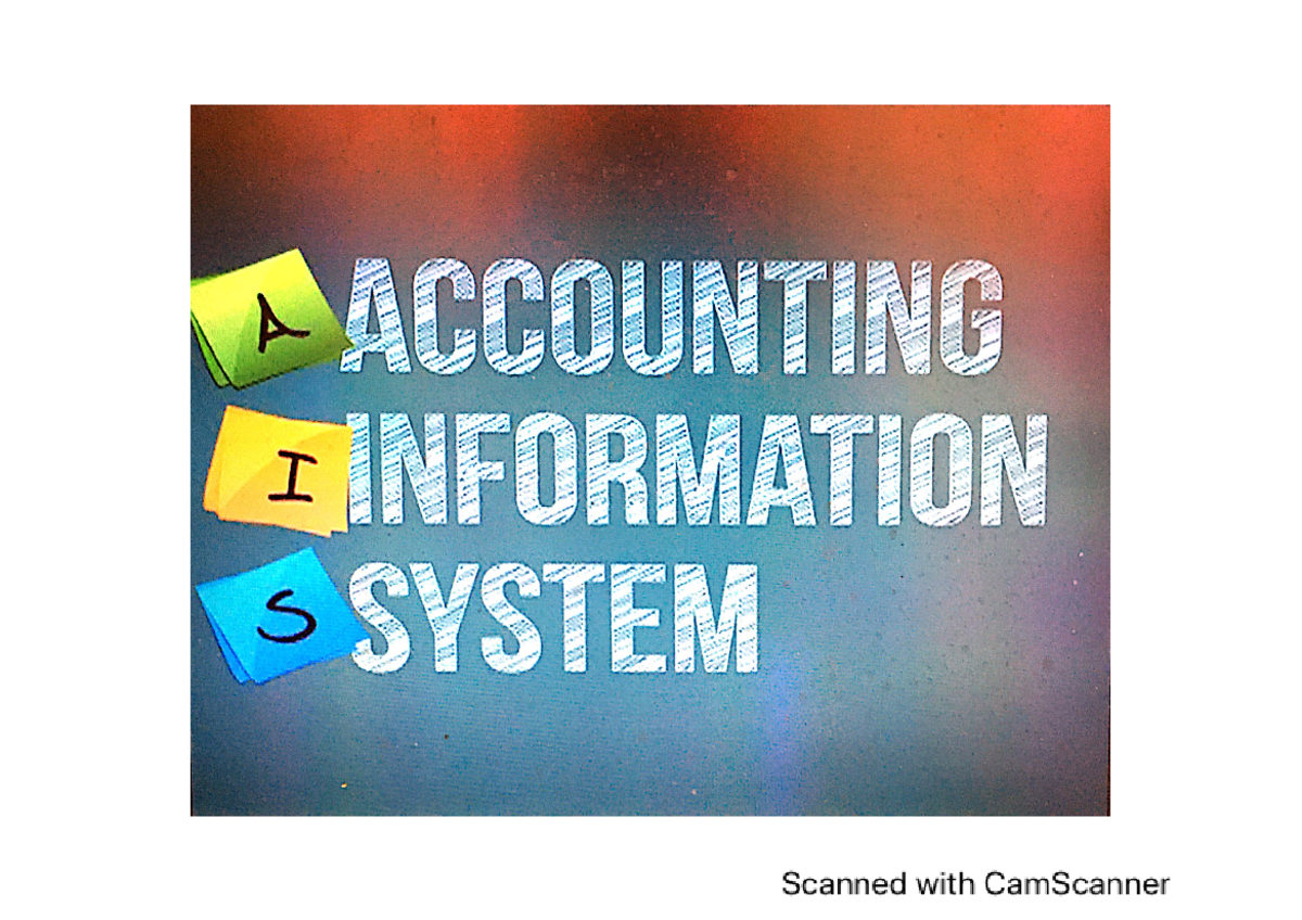 Lecture 1 - ais - Principle of accounting - Studocu