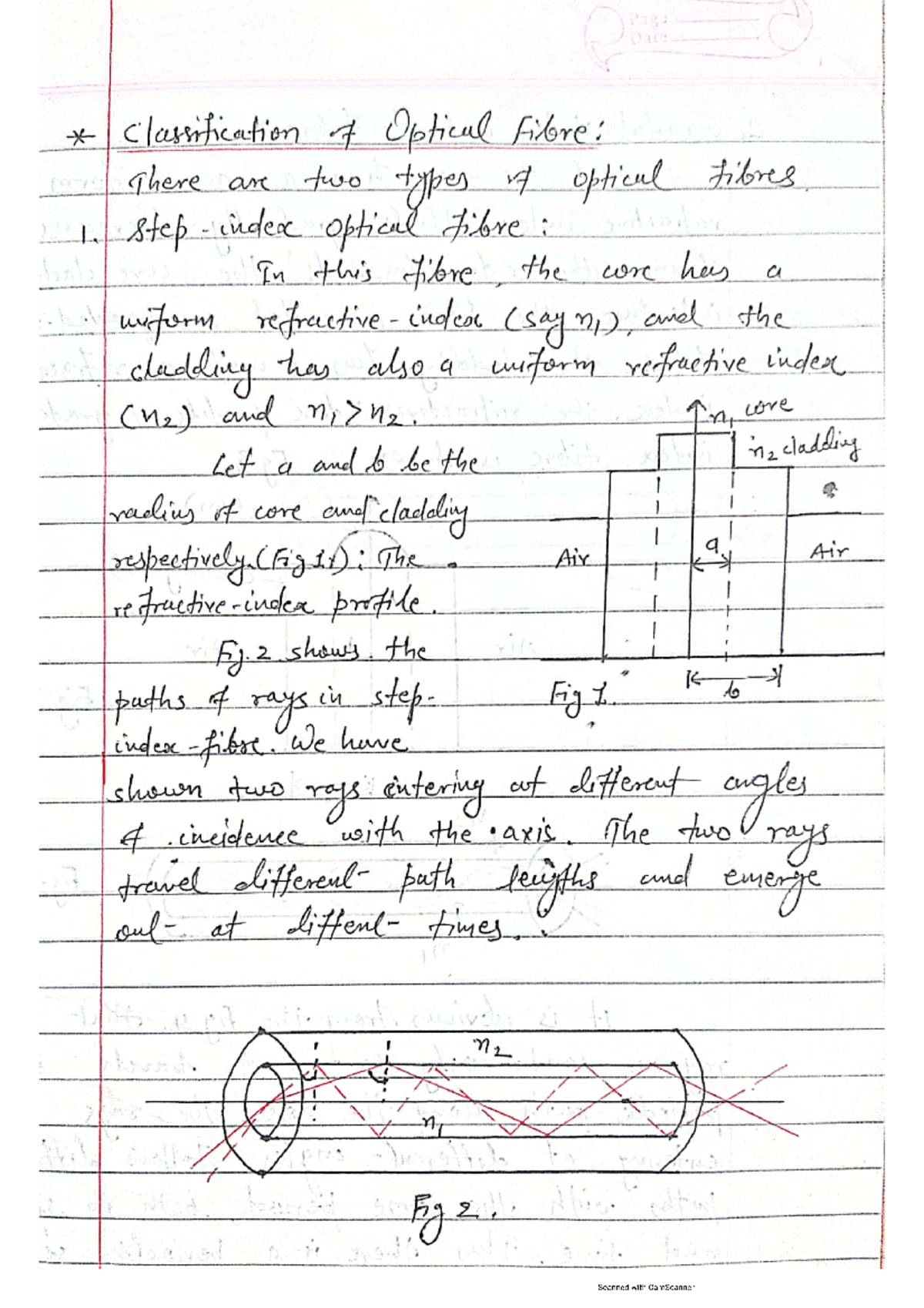 Classifications of Optical fiber - classical mechanics - Studocu