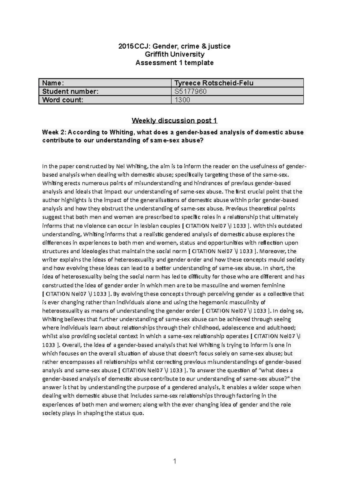 2015 CCJ assessment template - 2015CCJ: Gender, crime & justice ...